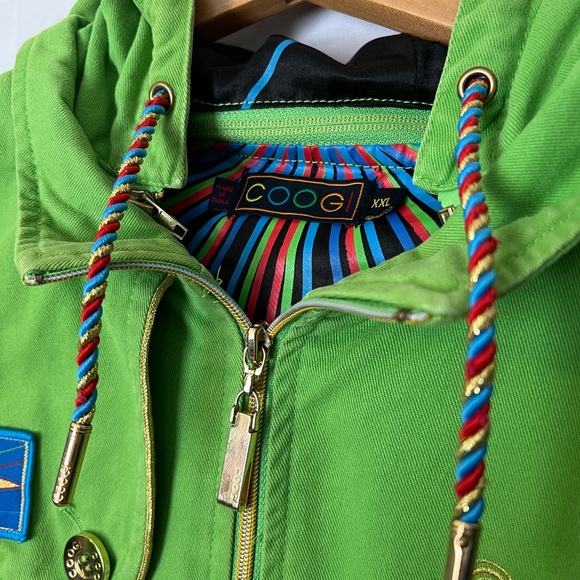 COOGI | Jackets & Coats | Vintage Coogi Mens Embroidered Gold Sword ...